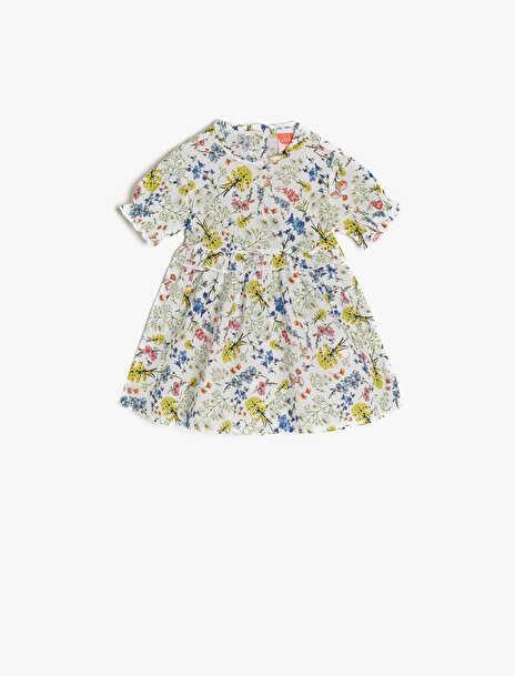 Koton Kız Çocuk Çiçekli Yazlık Elbise