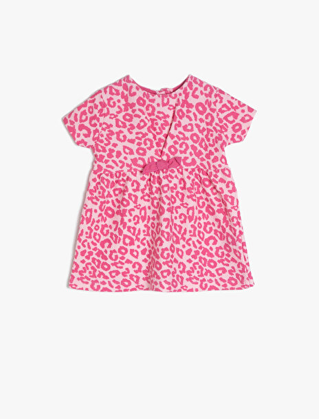 Koton Kız Çocuk Leopar Desenli Elbise