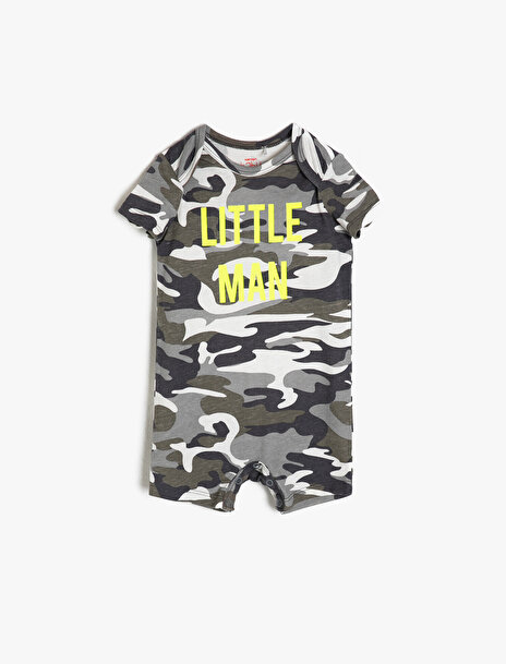 Koton Erkek Çocuk Yazılı Baskılı Tulum