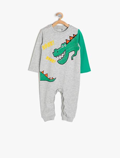 Koton Erkek Çocuk Yazılı Baskılı Tulum