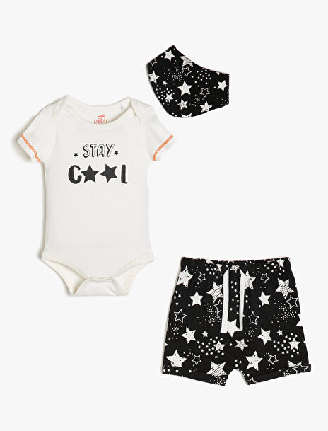 Koton Erkek Çocuk Baskılı Zıbın Seti