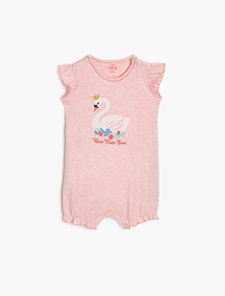 Koton Kız Çocuk işlemeli Tulum