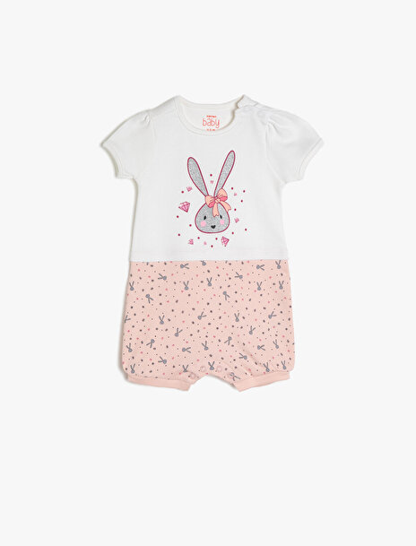 Koton Kız Çocuk Baskılı Zıbın