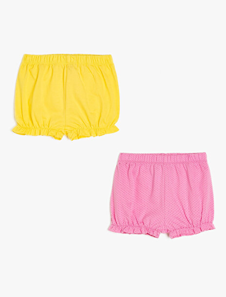 Koton Kız Çocuk 2''li Kız Bebek Şort