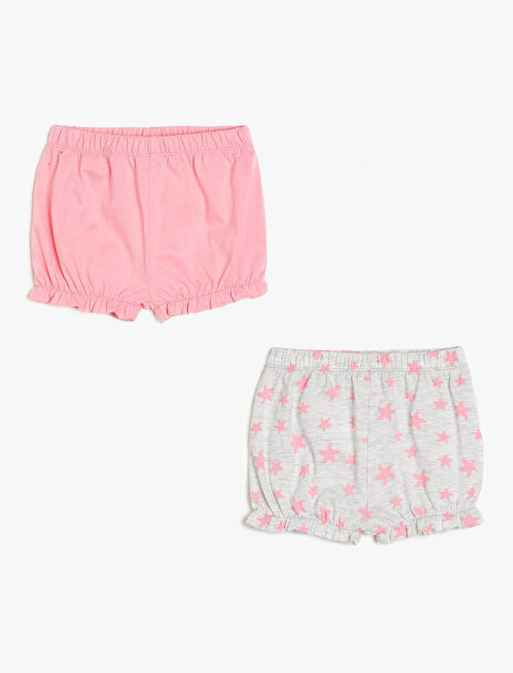 Koton Kız Çocuk 2'li Kız Bebek Şort