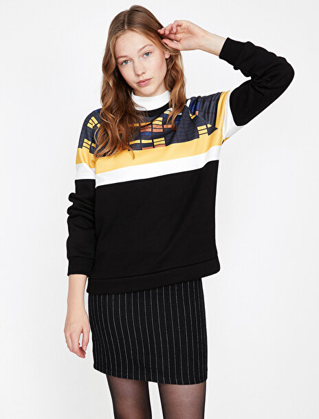 Koton Kadın Çizgili Etek